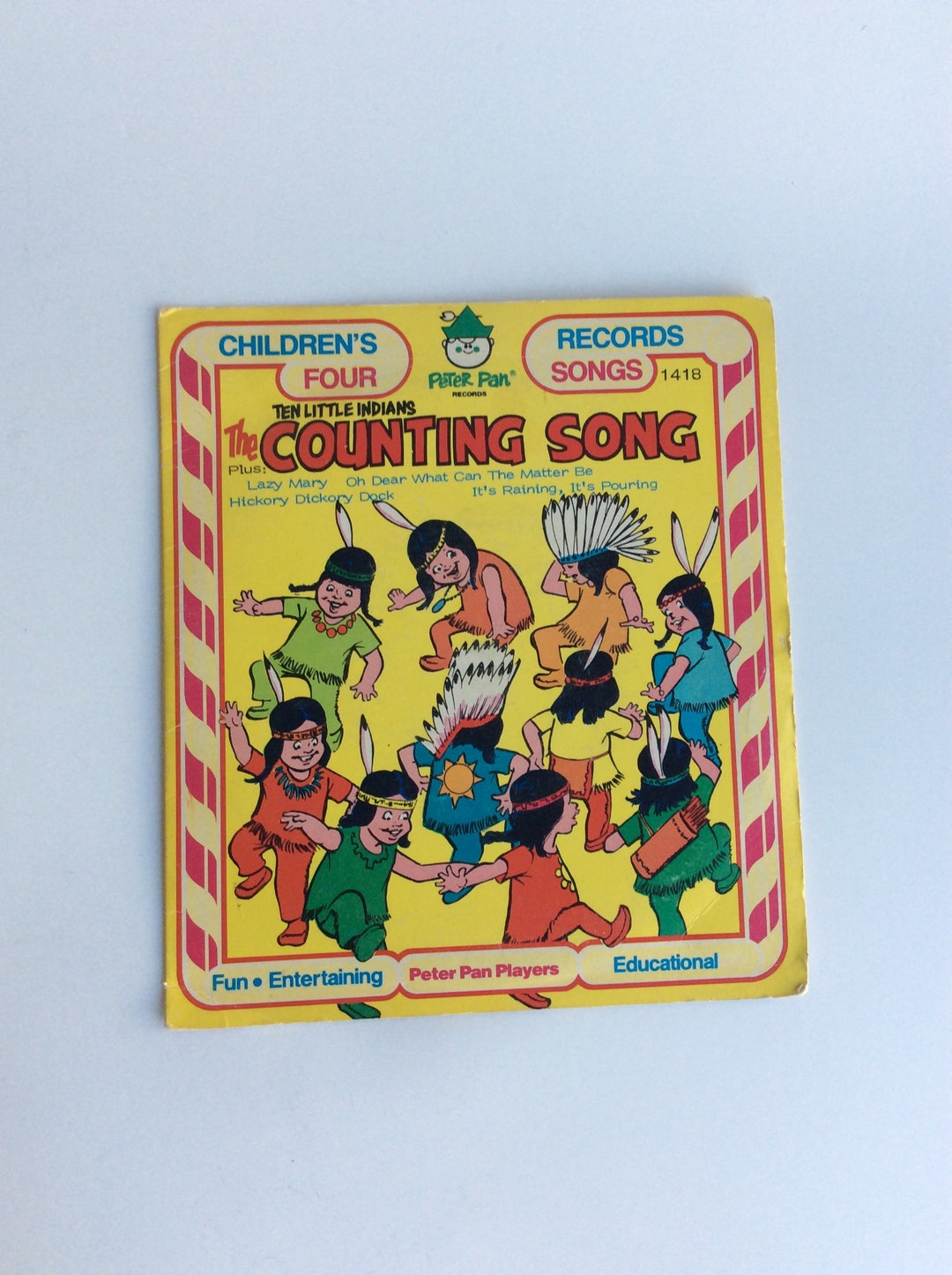 Vintage Children's Record, the Counting Song, Peter Pan Records, 45 - Etsy