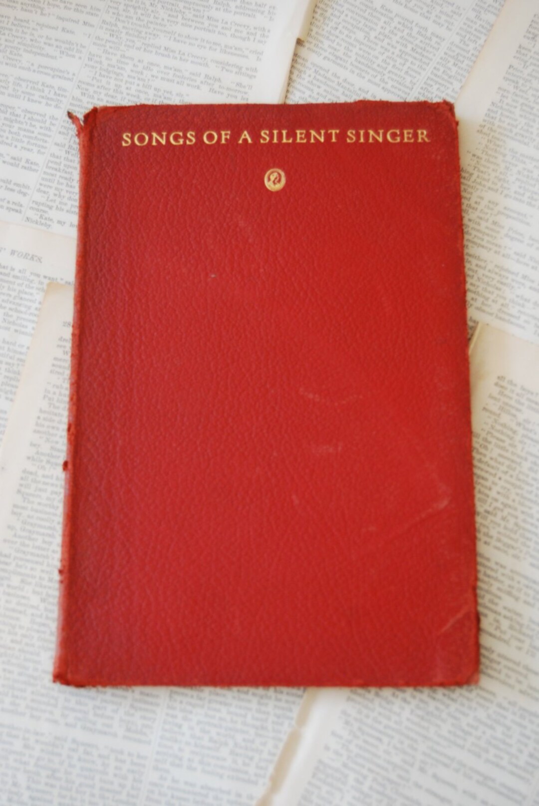 Vintage Book, Songs of a Silent Singer - Etsy