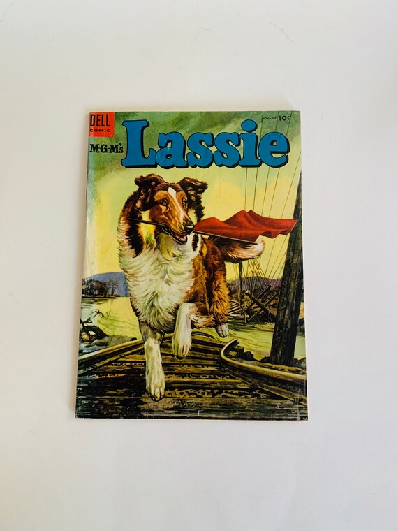 Vintage Comic Dell Comic M-g-m's Lassie Issue 19 | Etsy