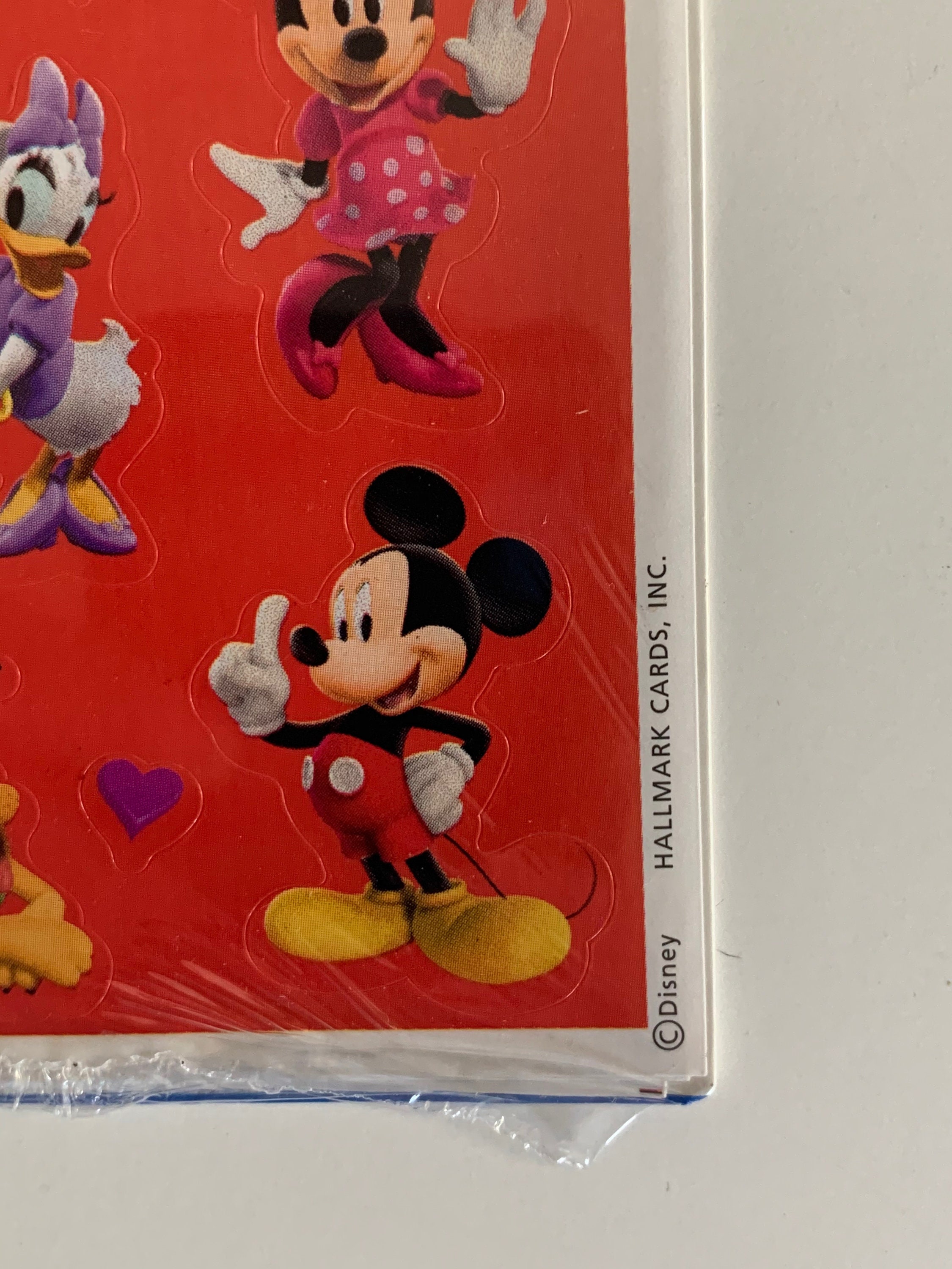 Vintage Mickey Mouse Walt Disney Hallmark Stickers New in | Etsy