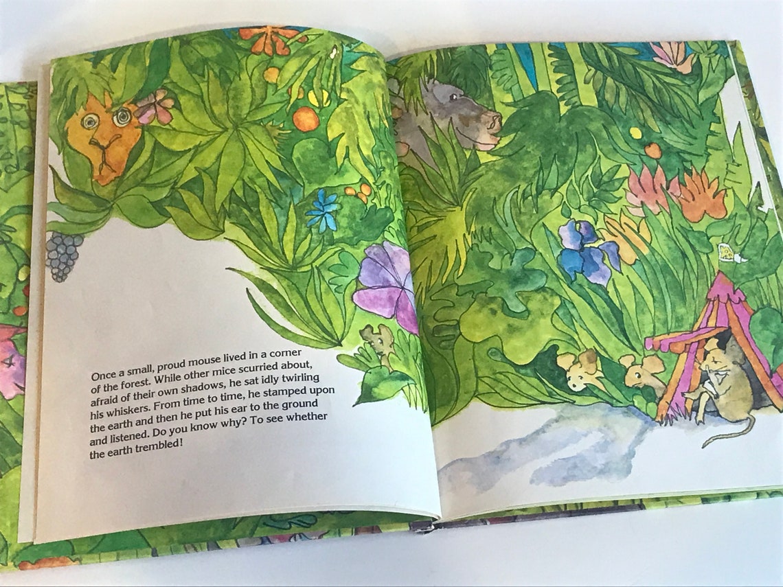 Vintage Children's Book the Mouse and the Elephant | Etsy