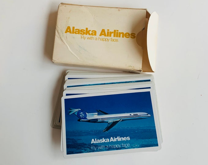 Vintage Alaska Airlines Playing Cards - Etsy