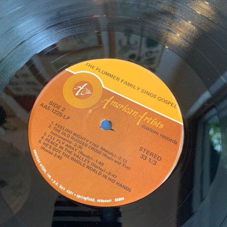 Vintage Vinyl Record, the Plummer Family Sings Gospel - Etsy