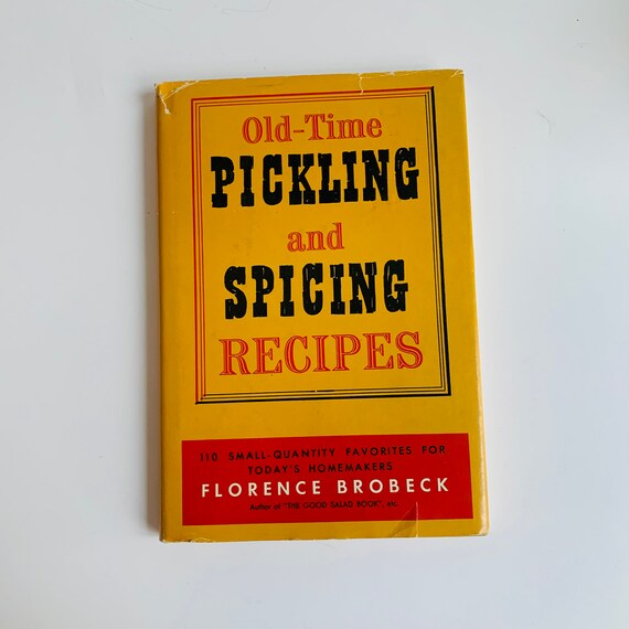 Vintage Cookbook Old-time Pickling and Spicing Recipes - Etsy