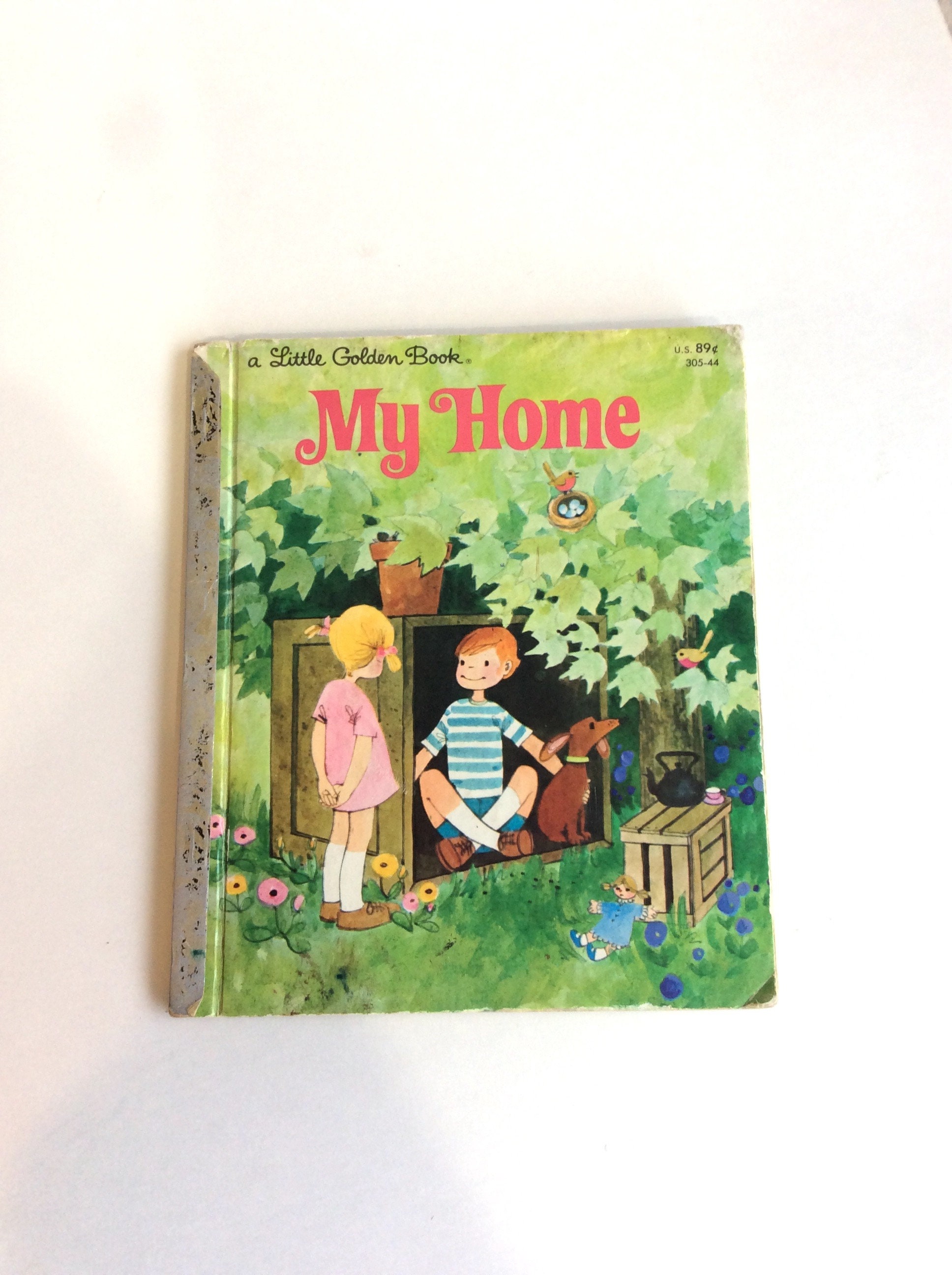 Vintage Children's Book My Home | Etsy