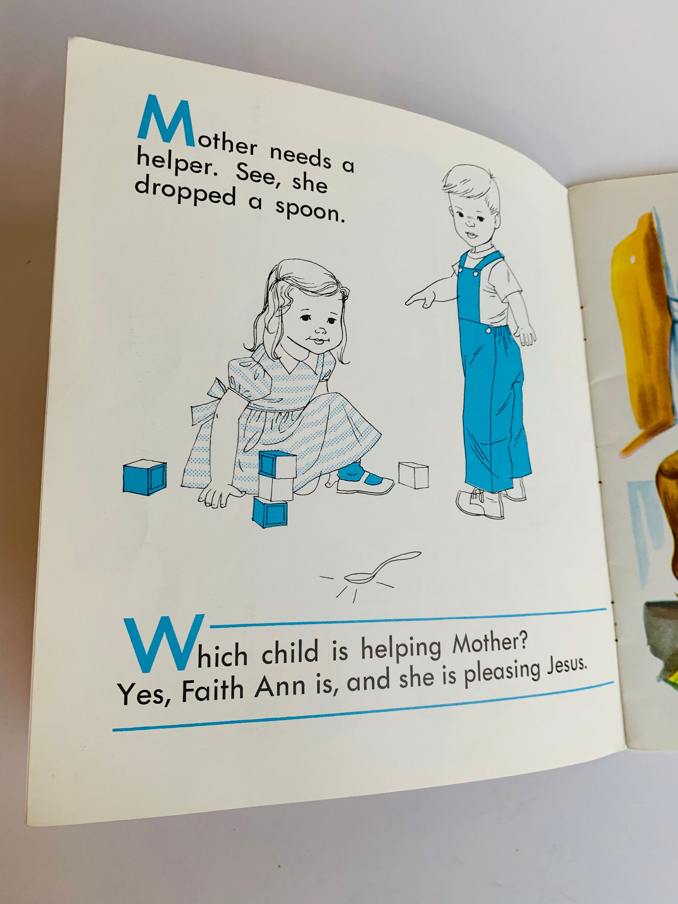 Vintage Children's Book Which Child is Helping | Etsy