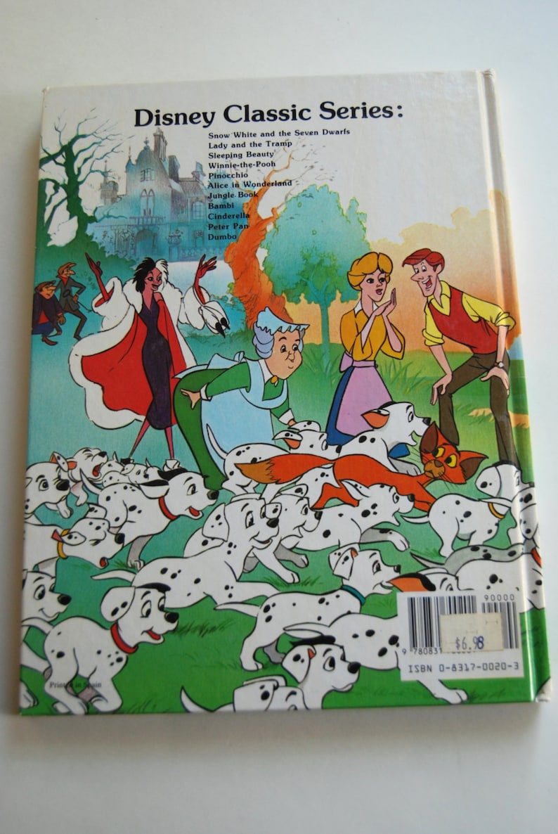 Vintage Walt Disney the 101 Dalmatians Book - Etsy