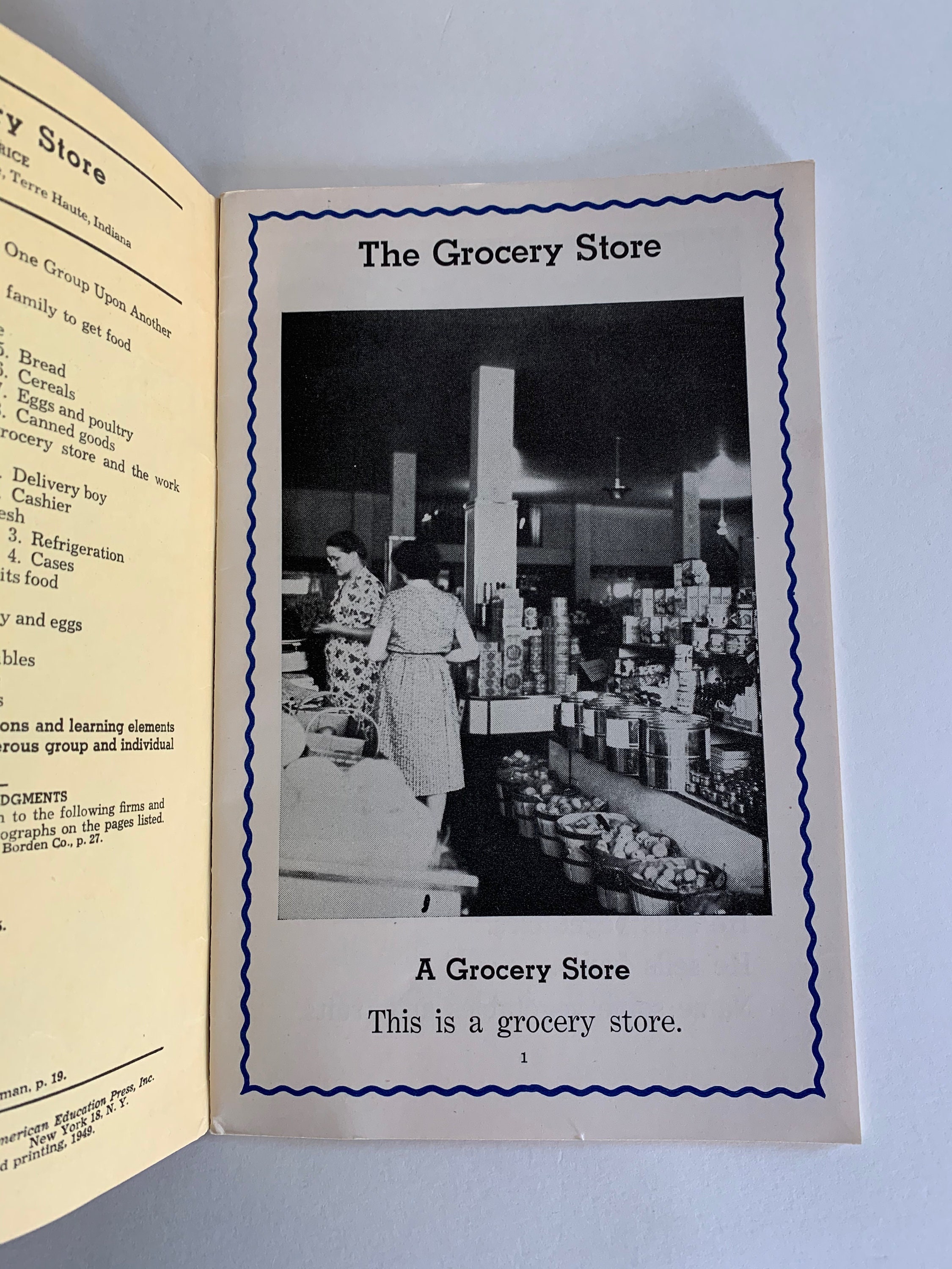Vintage Children's Book the Grocery Store 114 Little | Etsy