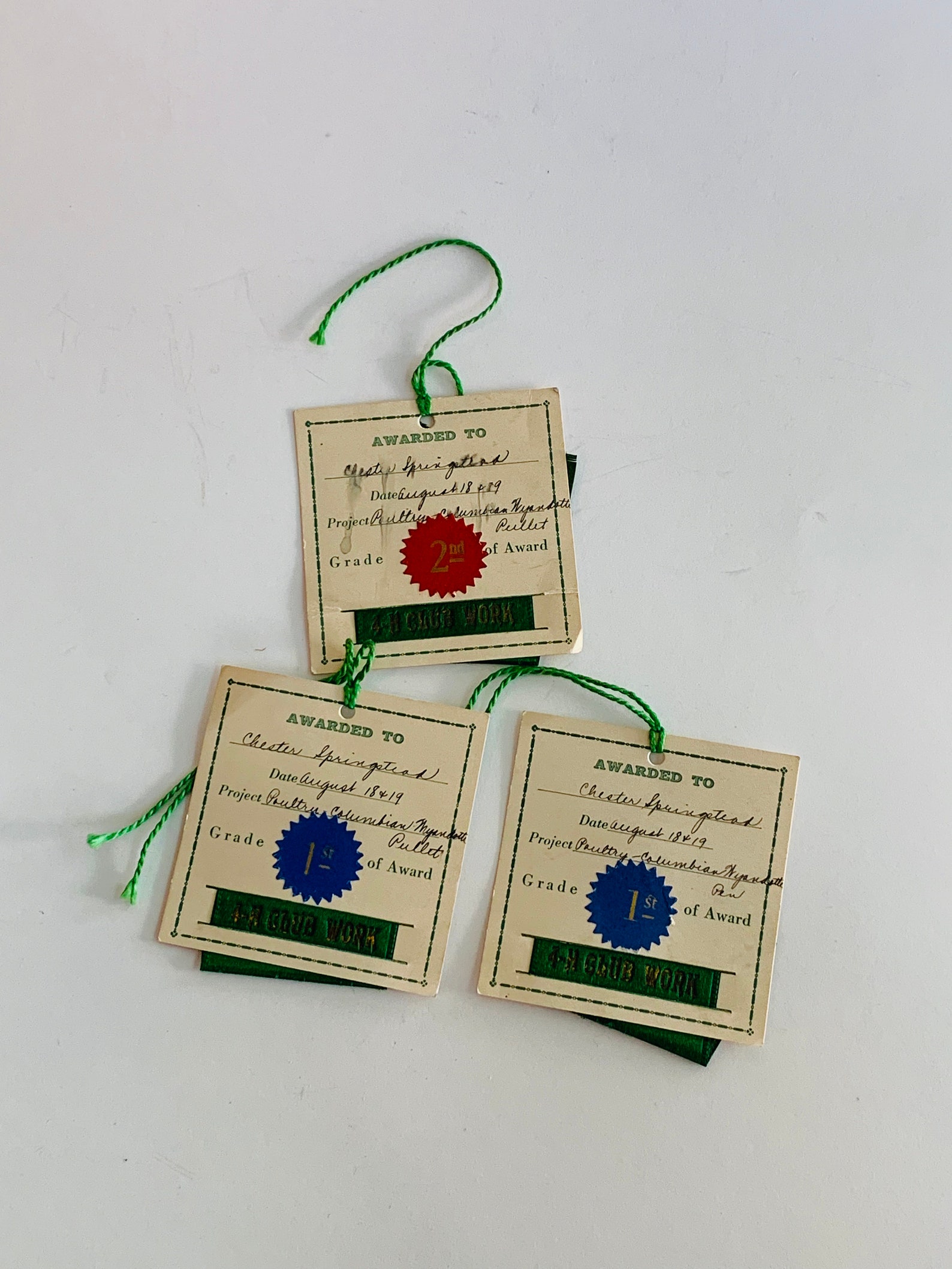 Vintage 4H Ribbons, Russell County Achievement Fair - Etsy