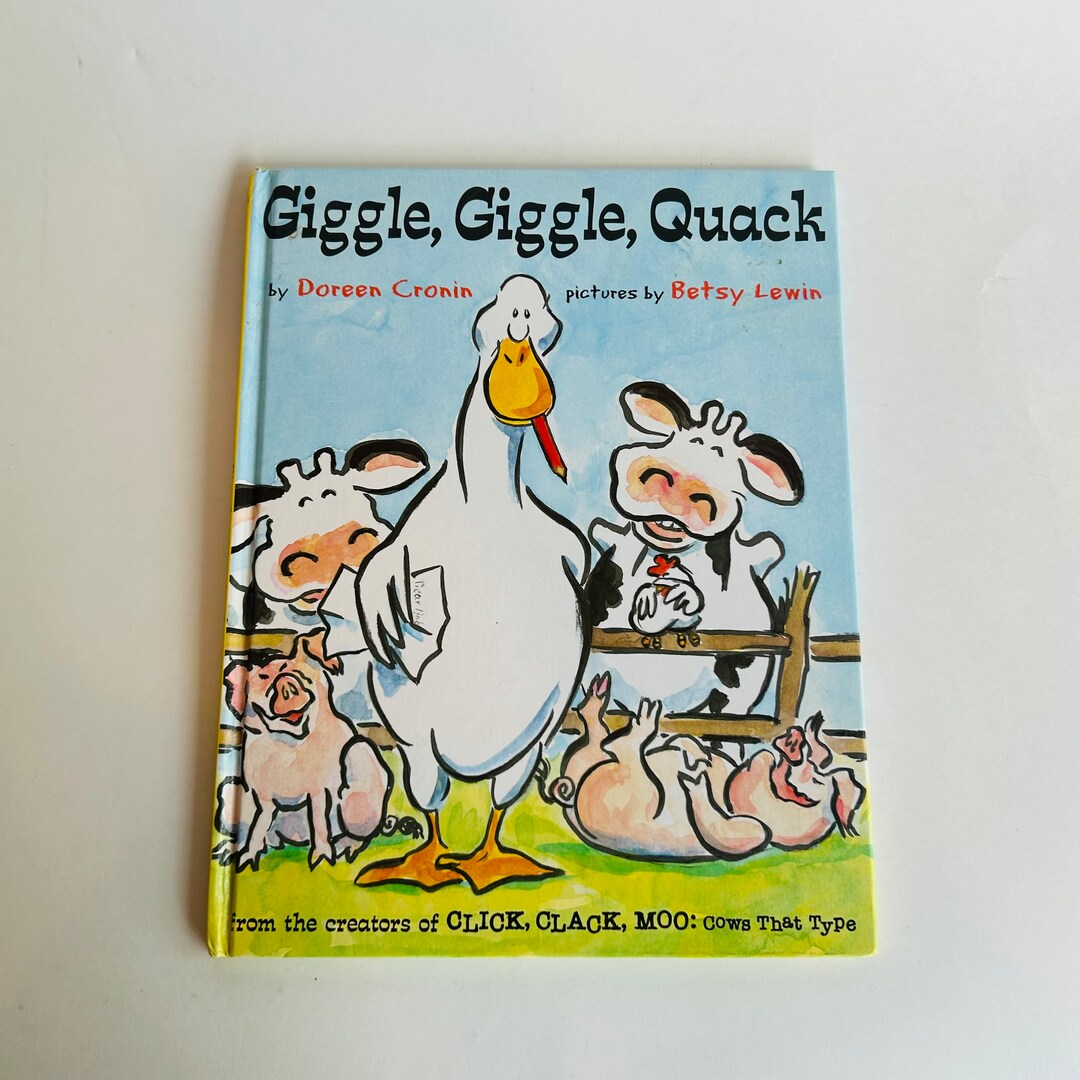Vintage Children's Book, Giggle, Giggle, Quack - Etsy