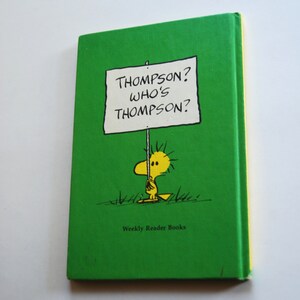 Vintage Book, Thompson is in Trouble, Charlie Brown - Etsy