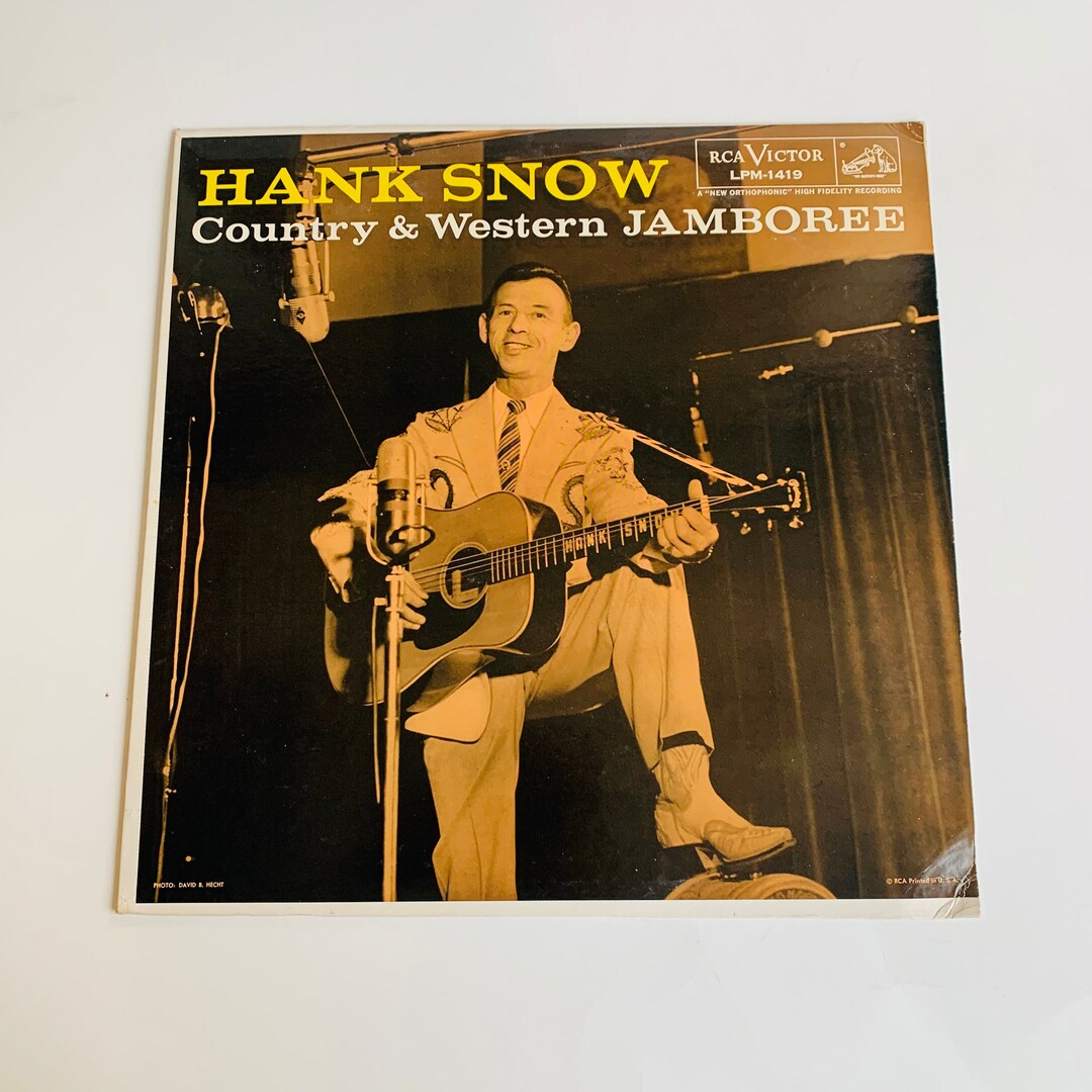 Vintage Vinyl Record, Hank Snow, Country and Western Jamboree - Etsy