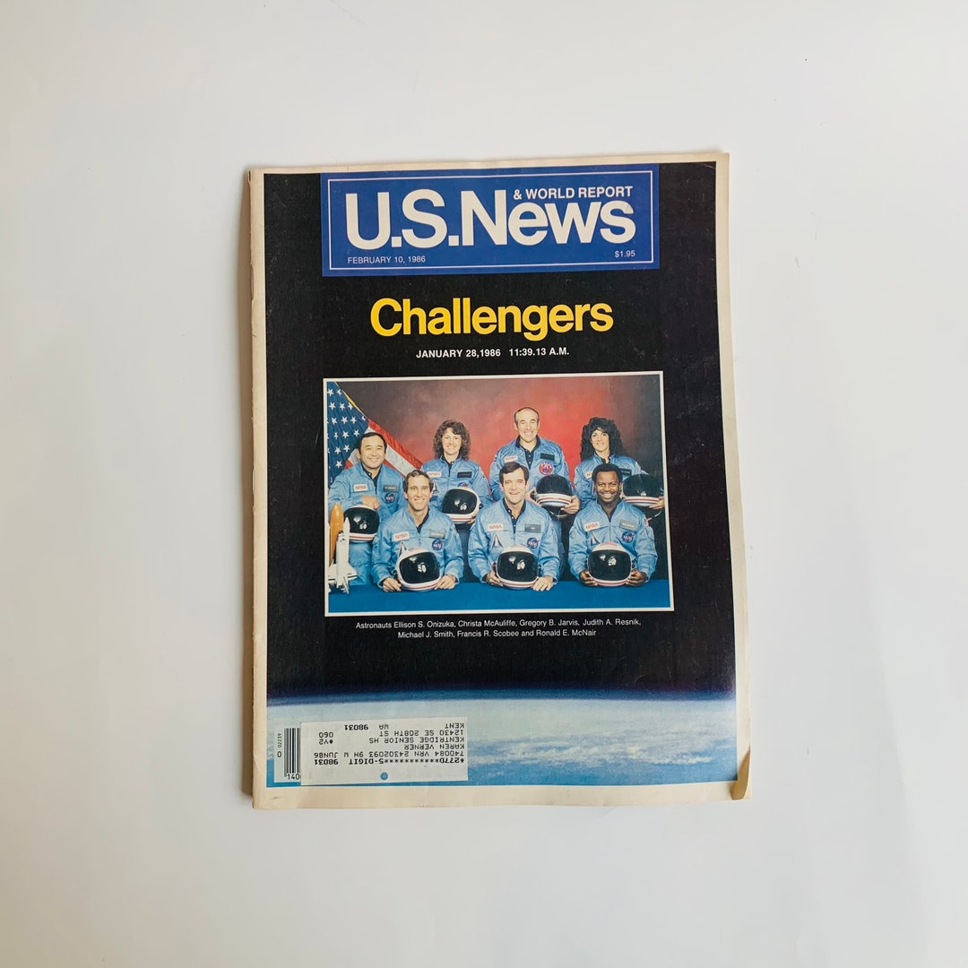 Vintage U.S. News Magazine, Challengers, 1986 - Etsy