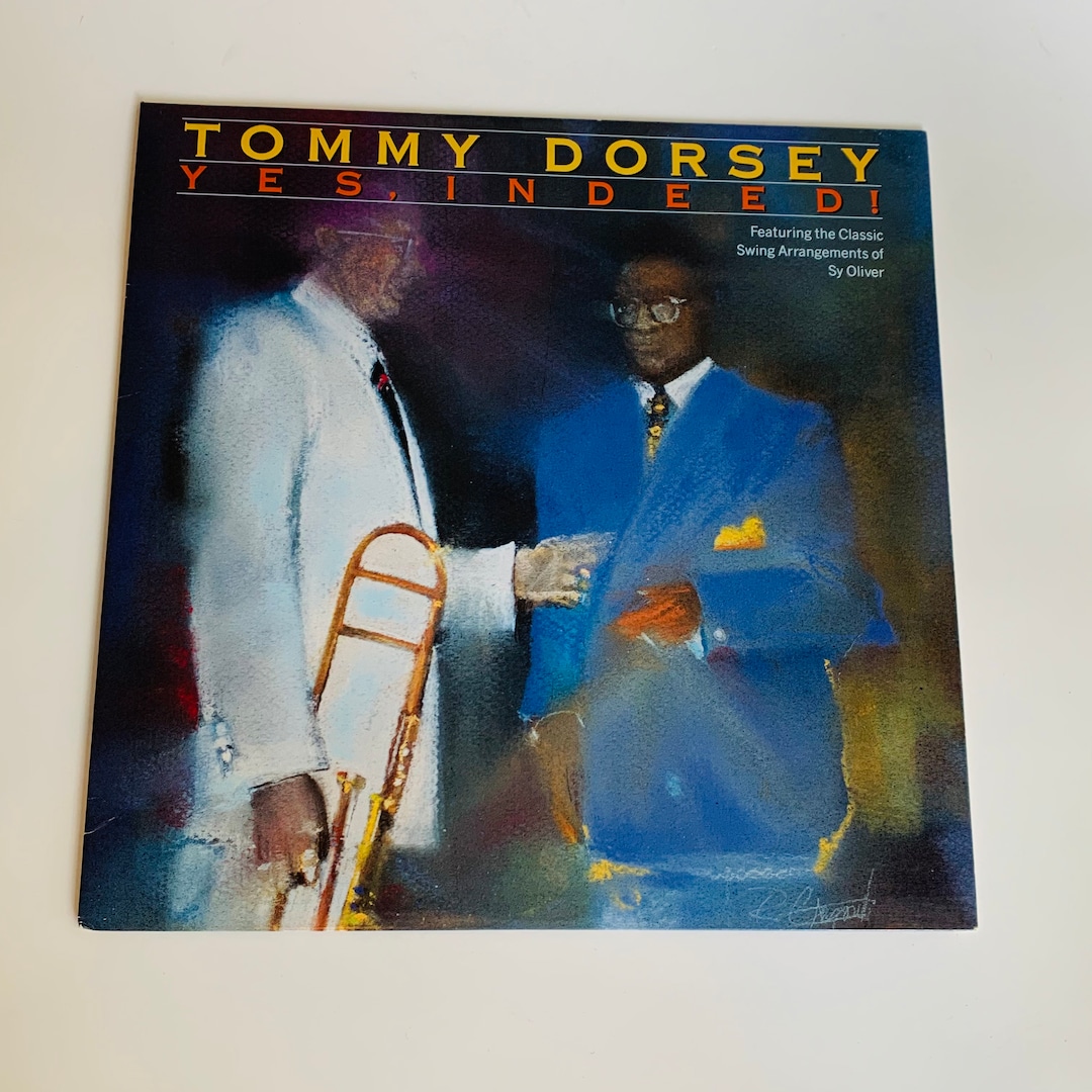 Vintage Vinyl Record, Tommy Dorsey, Yes, Indeed! Bluebird, Remastered ...