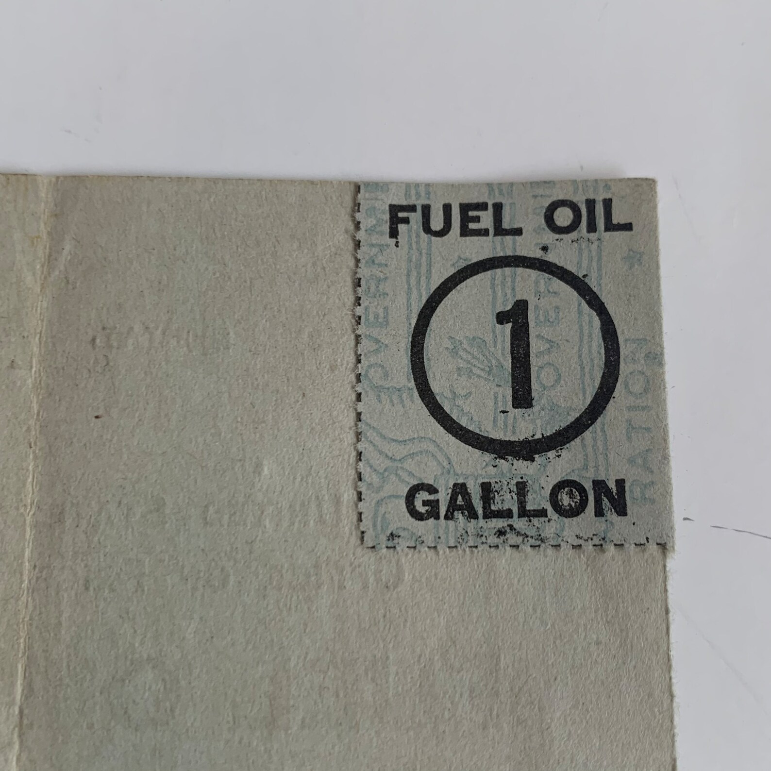 Vintage Fuel Oil Ration Slip, Ephemera - Etsy