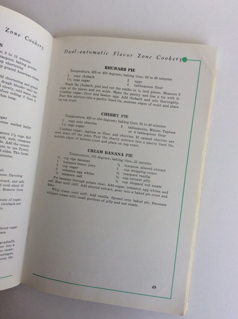 Vintage Booklet, Your Westinghouse Dual-automatic Flavor Zone Electric ...