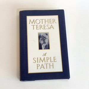 Vintage Book Mother Teresa A Simple Path | Etsy