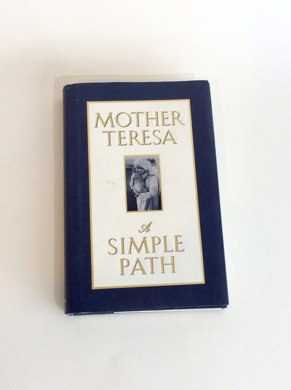 Vintage Book Mother Teresa A Simple Path | Etsy