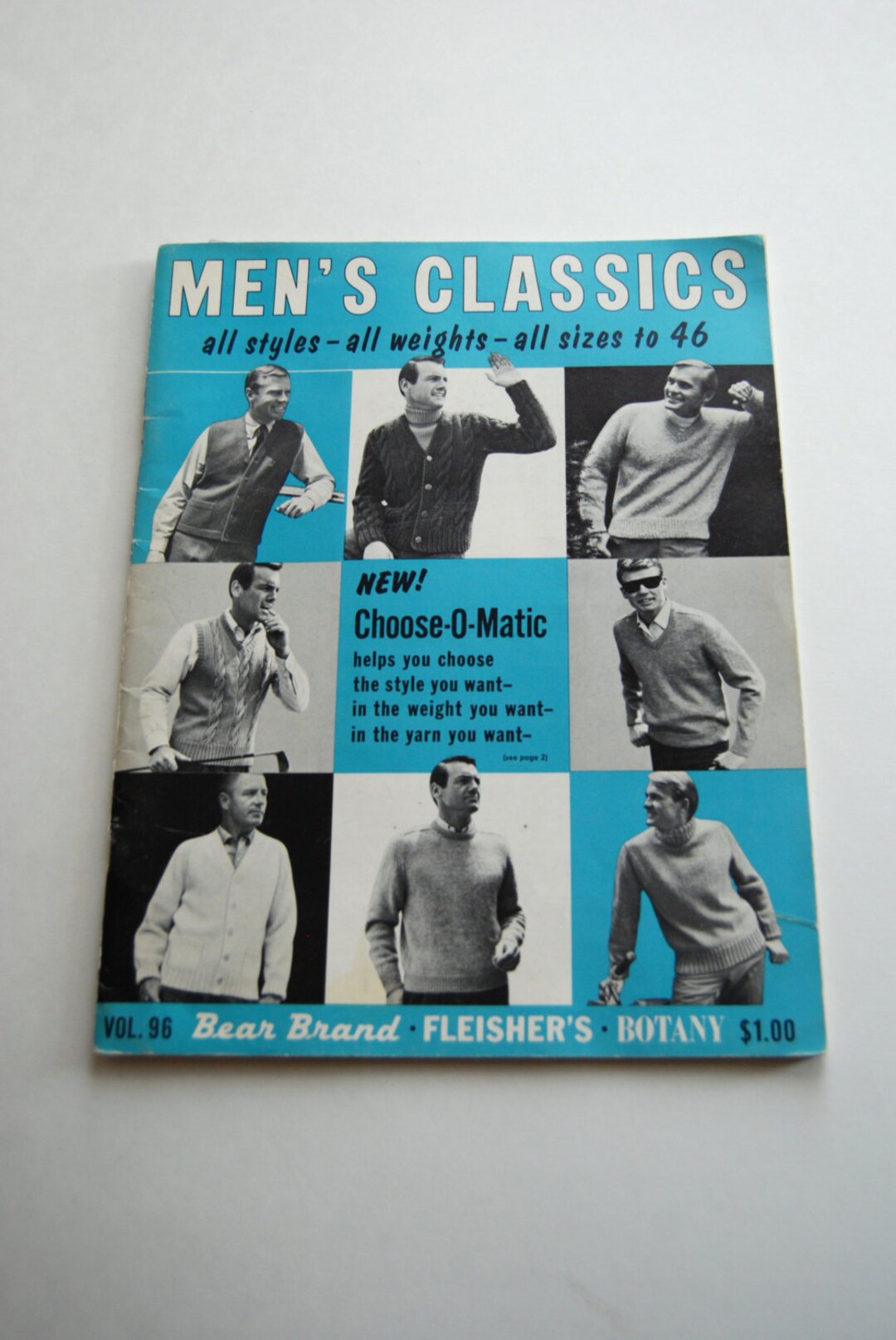 Vintage Pattern Book, Men's Classics Choose-o-matic Vol. 96 - Etsy
