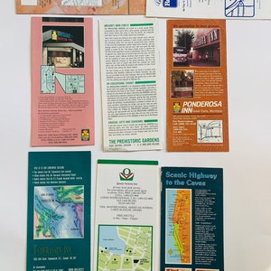 Vintage Collection of Tourist Pamphlets and Brochures - Etsy