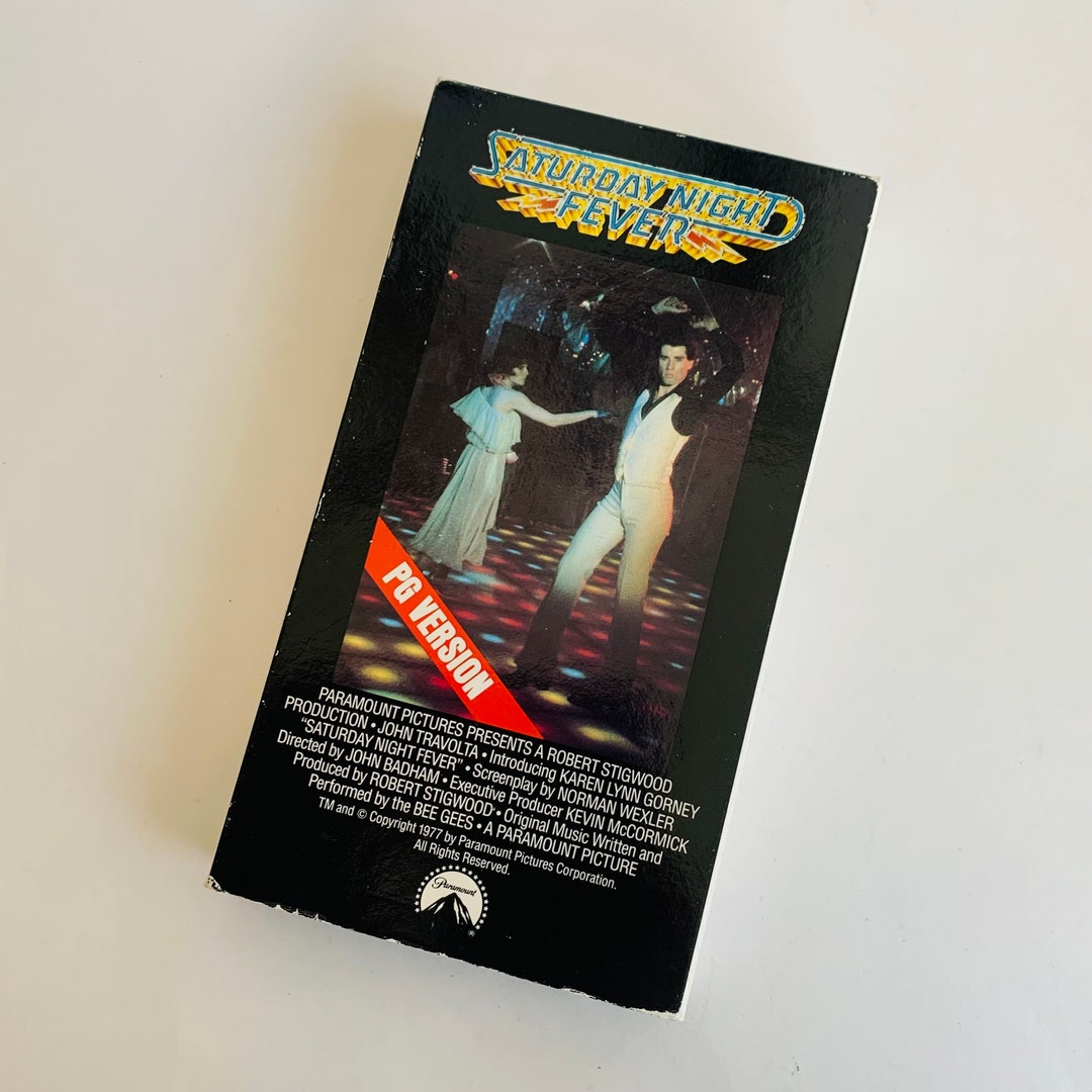 Vintage VHS Saturday Night Fever, PG Version - Etsy