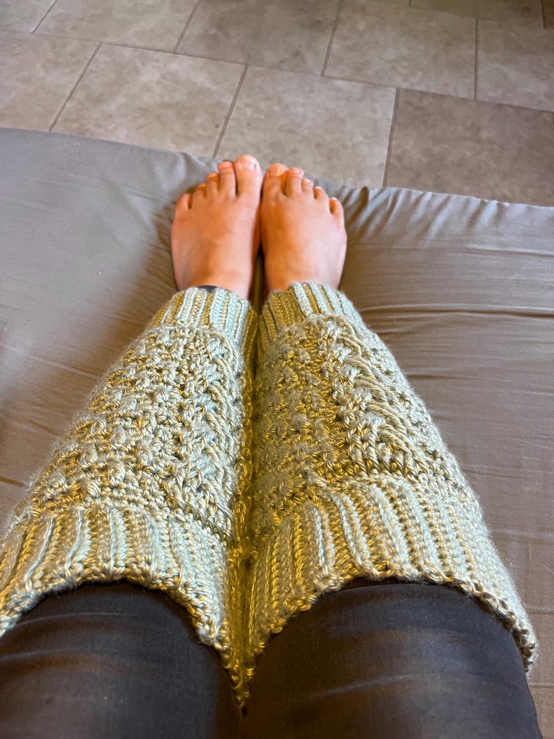 Crochet Leg Warmer Textured Crochet Chunky Leg Warmer Crochet - Etsy
