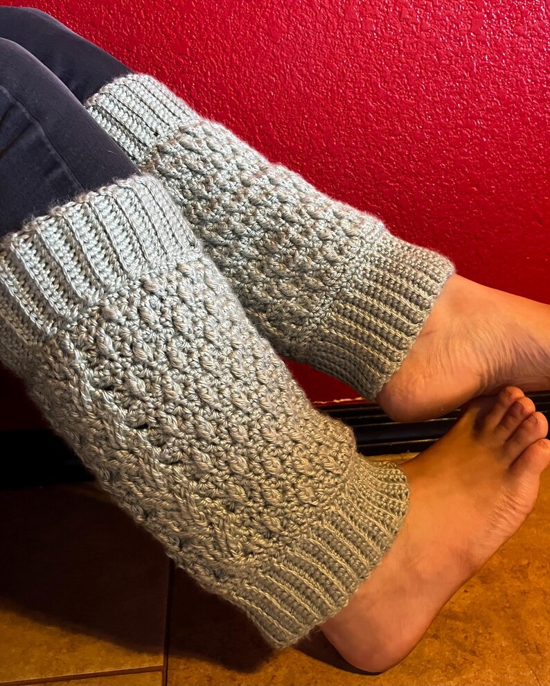 Crochet Leg Warmer Textured Crochet Chunky Leg Warmer Crochet - Etsy