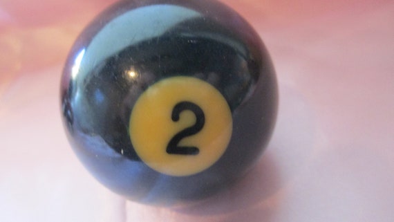 BAKELITE 2 1/4 inch number 2 Pool Ball Shift Knob or wine | Etsy