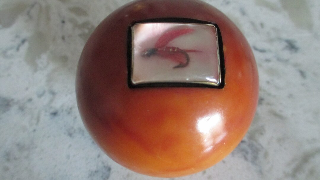 Vintage Bakelite Custom Fly Fish Shift Knob Fits Harley and Indian ...