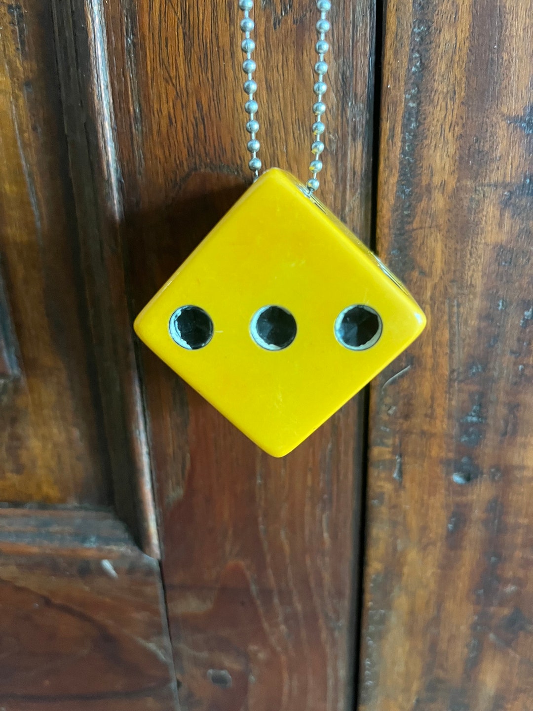 Vintage Bakelite 1 1/2 Inch Dice on 30 Inch Chain Necklace - Etsy