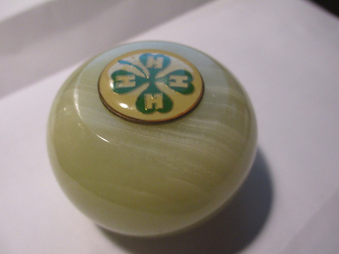 4 H Clover Pin on Onyx Knob Wine Bottle Stopper - Etsy
