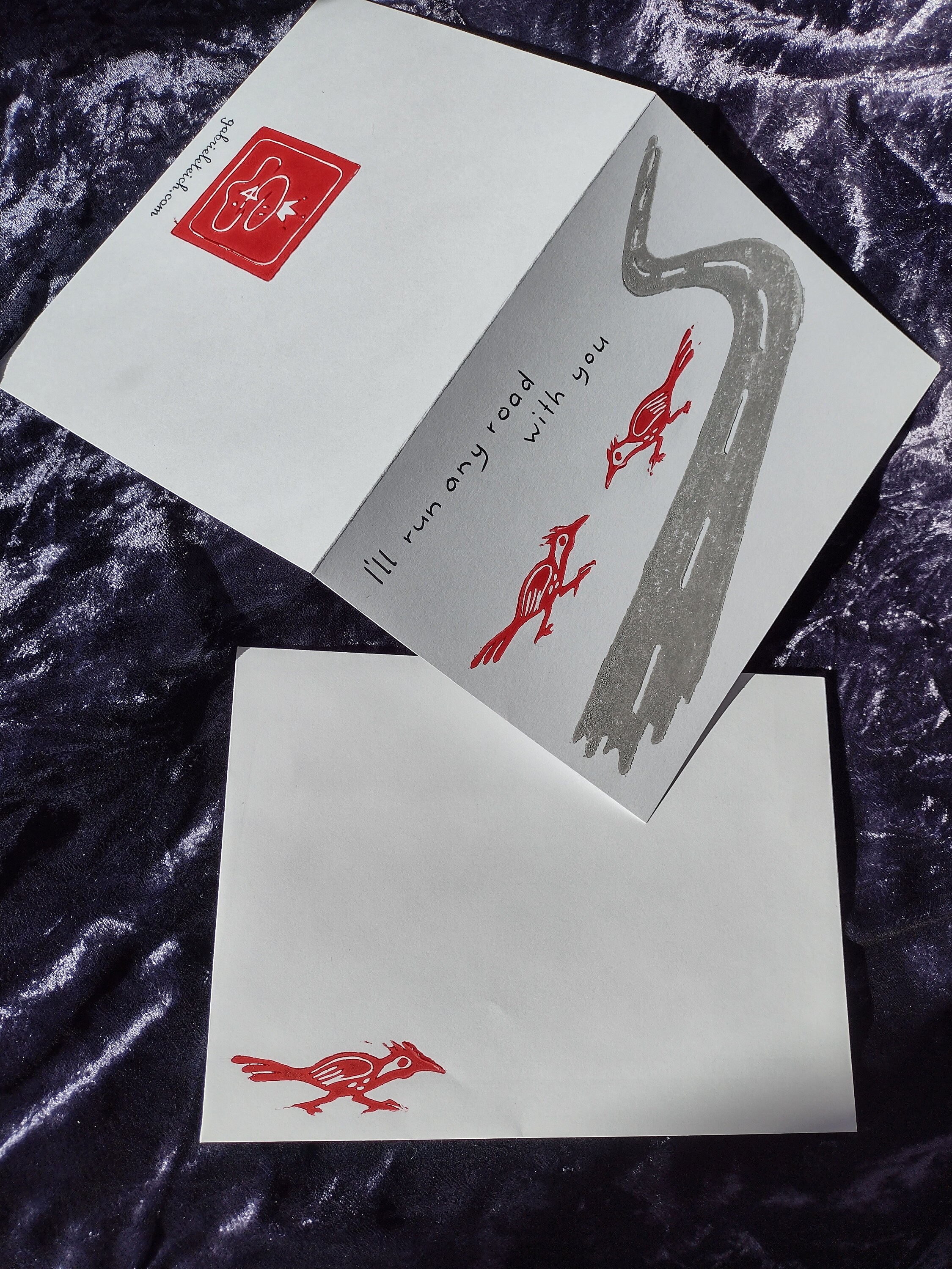 Roadrunner Love Card - Etsy