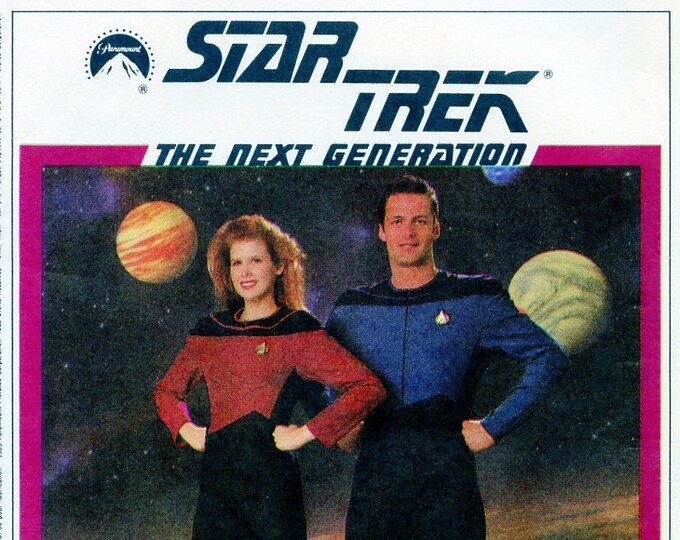 VINTAGE Star Trek Next Generation Uniform Cosplay Costume - Etsy