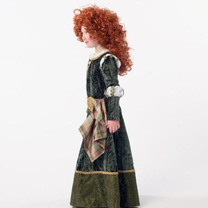 Disney Style Cosplay Brave Merida Princess or Vampire Costume Sewing ...