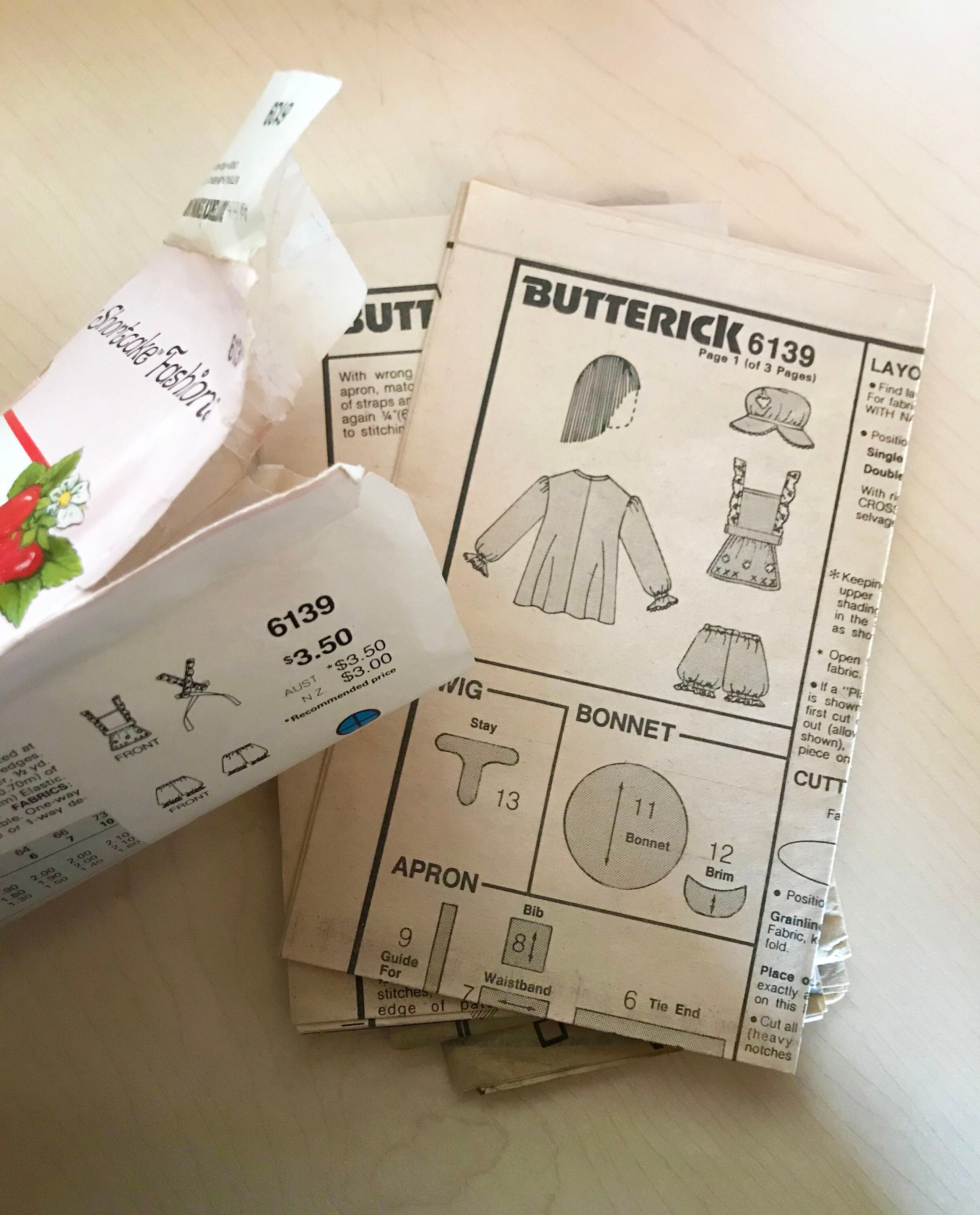 Vintage Very RARE Strawberry Shortcake Costume SEWING Pattern | Etsy