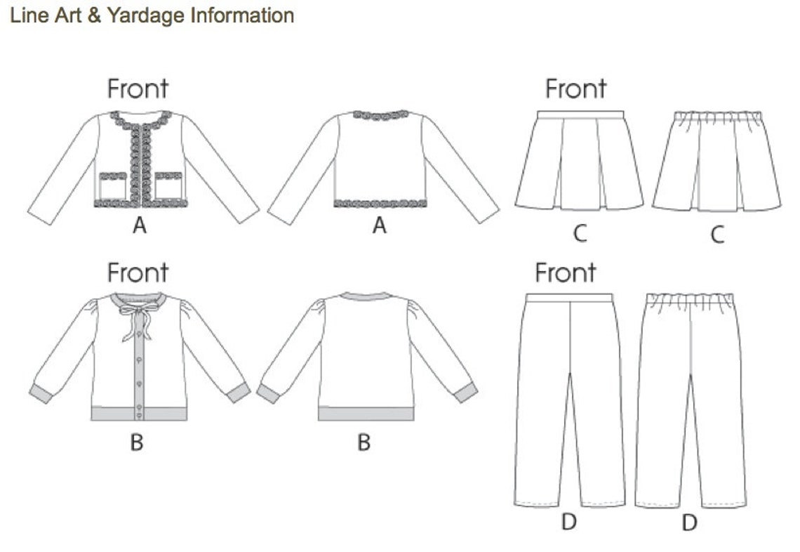 Adorable Toddler or Girls Sewing Pattern: Jacket Cardigan | Etsy
