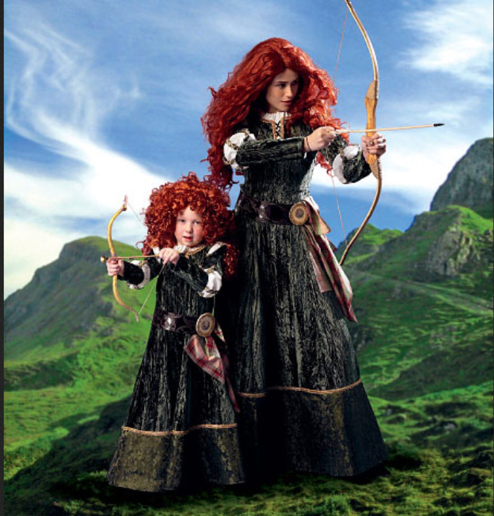 Disney Style Cosplay Brave Merida Princess or Vampire Costume - Etsy