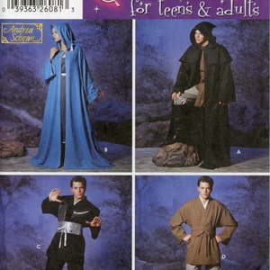 STAR Wars Style Jedi Robe, Spock Star Trek Tunic, & Wizard or Elf Cloak ...