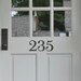 Front Door Address Decal | House Apartment Address Decal | Fall Porch ...