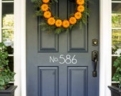 Front Door Number Decal Modern House Apartment Number Decal - Etsy
