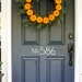 Front Door Number Decal | Modern House Apartment Number Decal | Fall ...