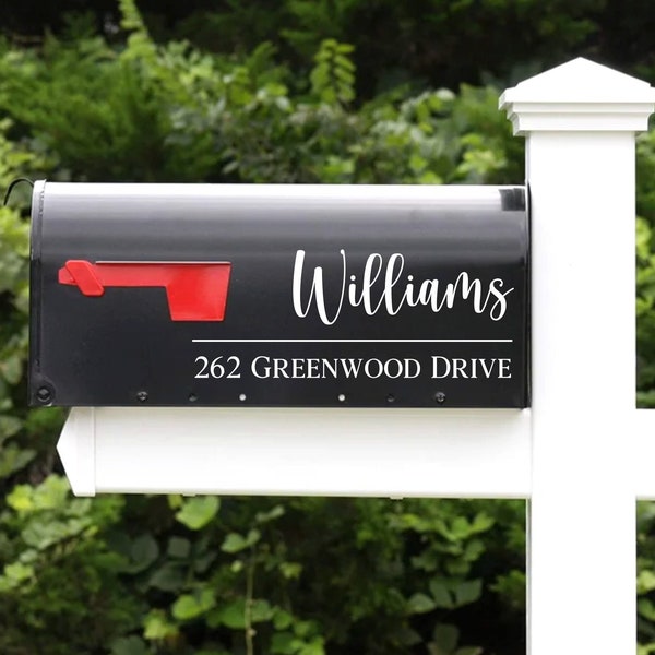 Last Name Decal - Etsy