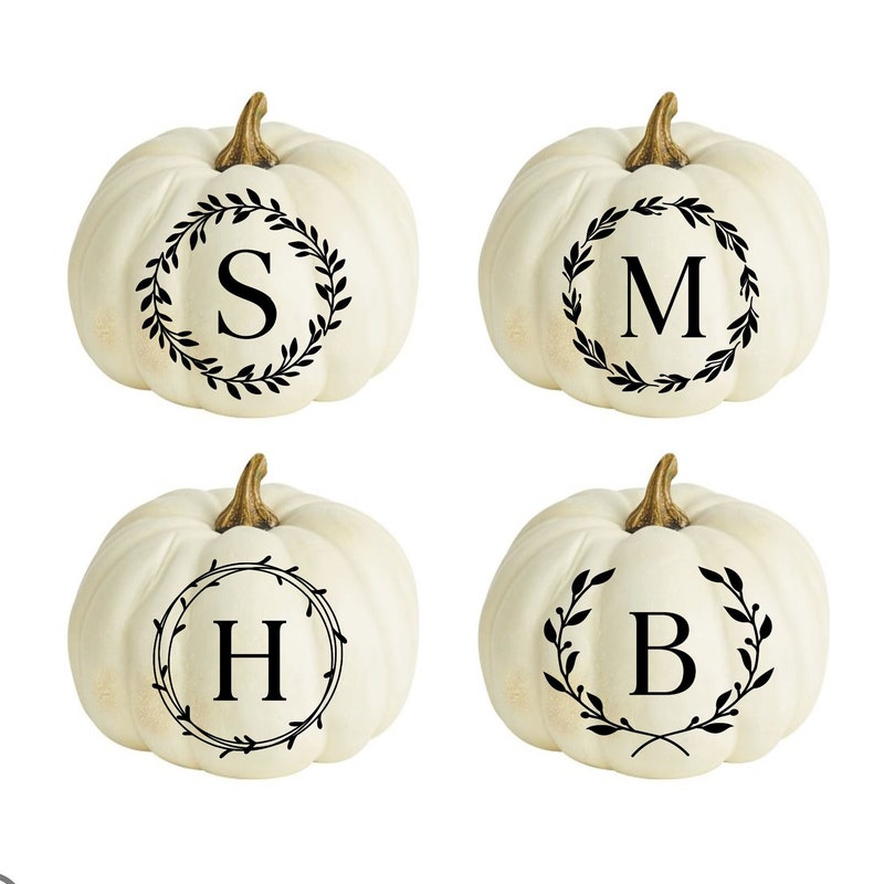 Pumpkin Monogram - Etsy