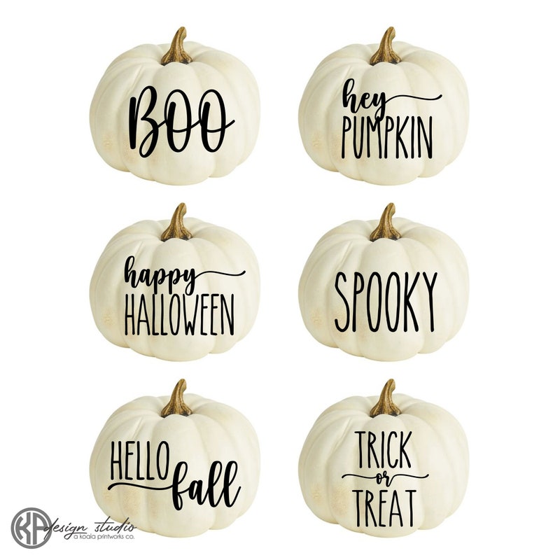 Pumpkin Decals - Etsy