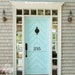 Front Door Address Decal House Apartment Address Decal - Etsy