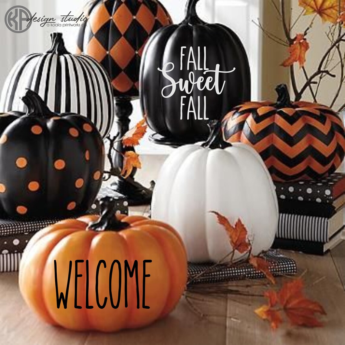 Pumpkin Decals Pumpkin Quote Decal Pumpkin Monogram - Etsy