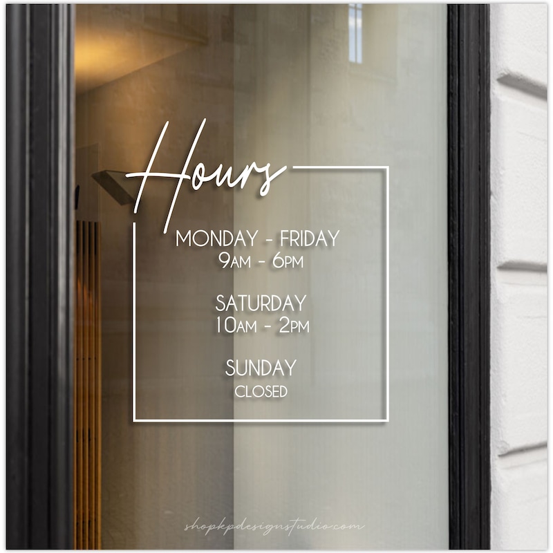 Custom Office Hour Sign - Etsy