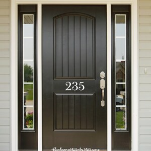Front Door Address Decal | House Apartment Address Decal | Fall Porch ...