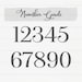 Front Door Address Decal House Apartment Address Decal - Etsy