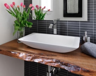 Live Edge Vanity | Etsy